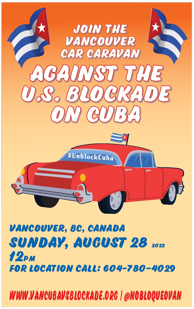 August 28, 2022: Join The Vancouver Car Caravan Against The U.S ...