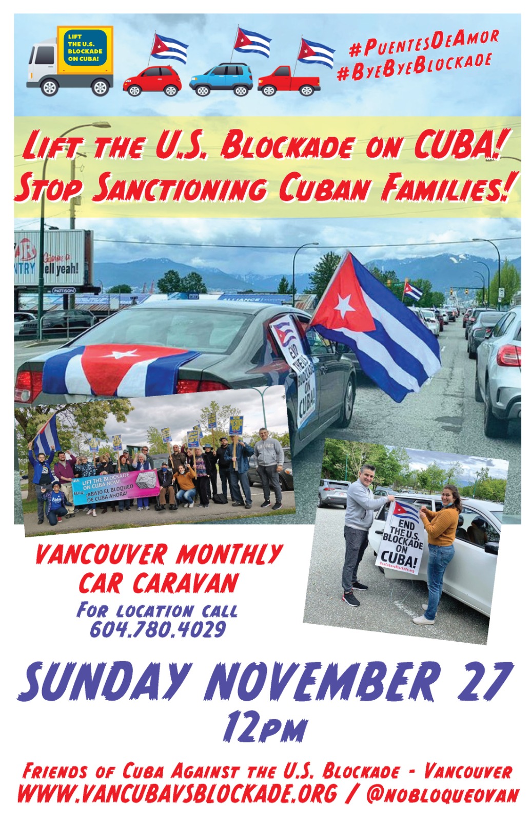 November 27, 2022: Join The Monthly Vancouver Car Caravan Against The U ...