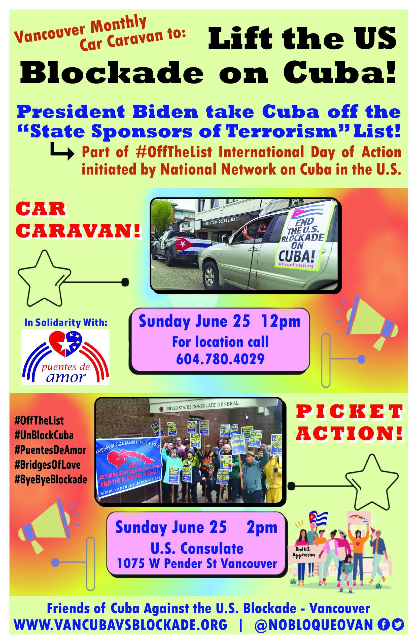 May 17: 13th Virtual Picket to End the Blockade on Cuba! – Friends of ...